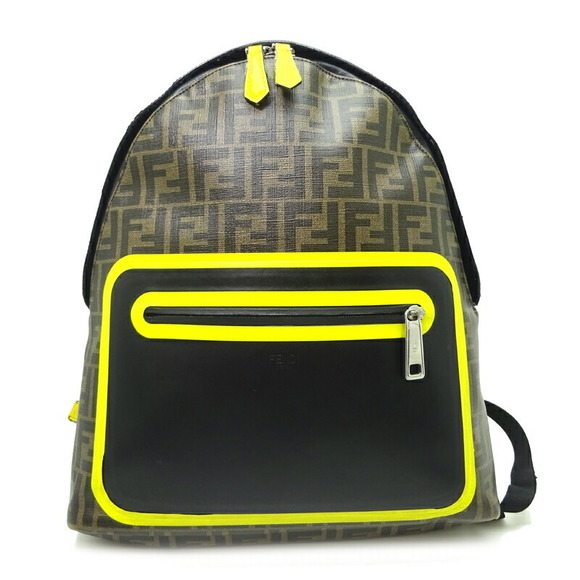 Fendi | Bags | Fendi Zucca Pattern Backpack Rucksack Daypack Calf Brown ...